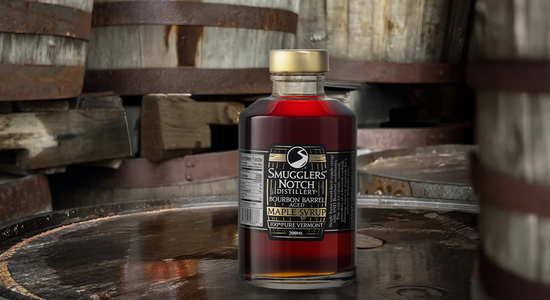 Bourbon Barrel Aged Maple Syrup 200mL | Smugglers' Notch Distillery