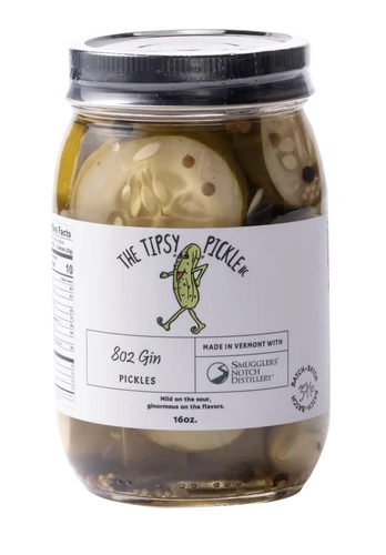 Tipsy Pickle 802 Gin Pickles – Smugglers' Notch Distillery